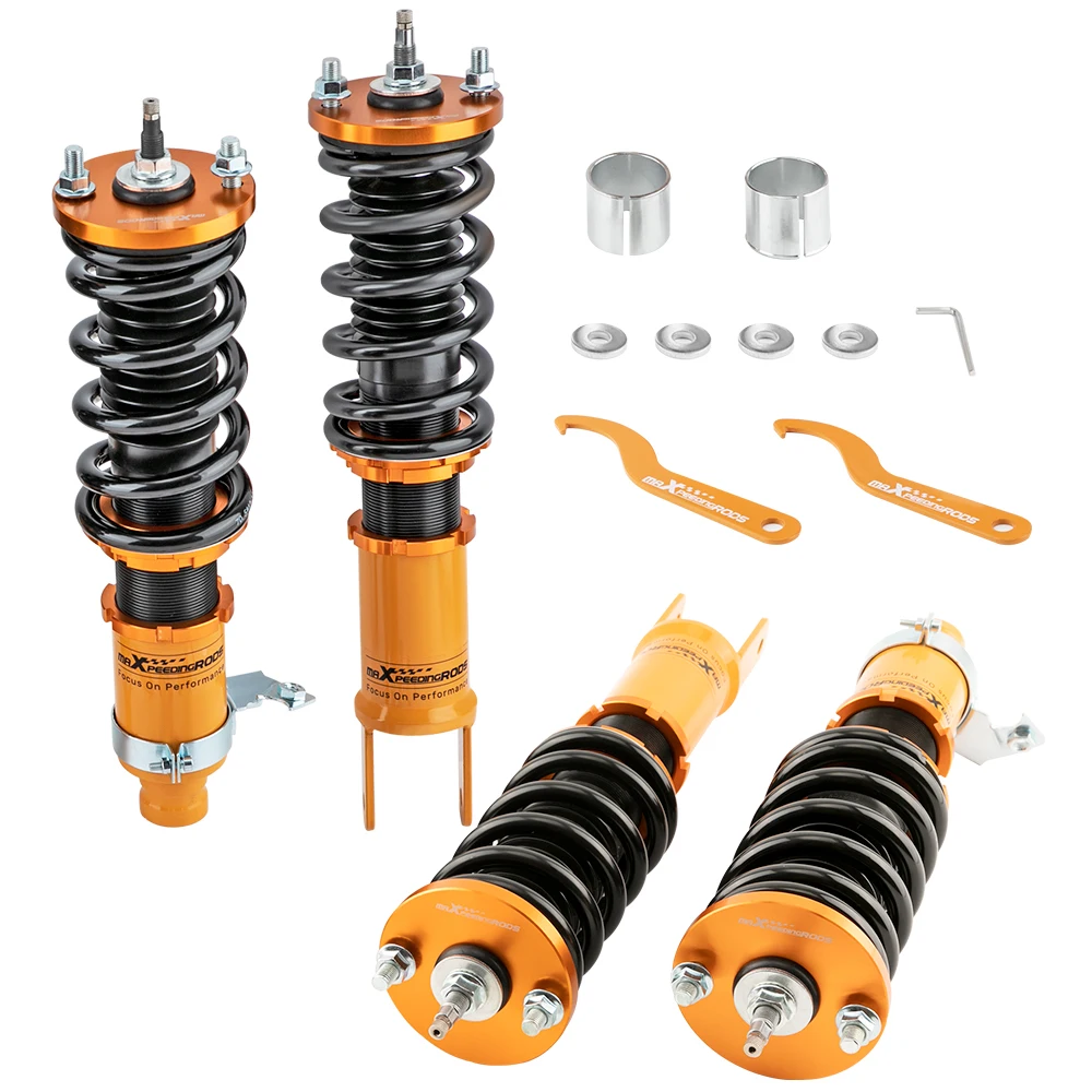 24-Way Adjustable Coilovers Suspension Kit for Honda Civic 88-00 ...